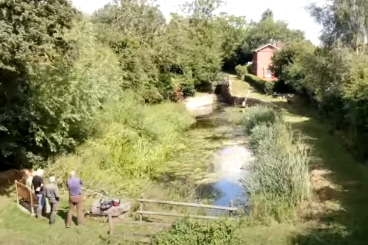 Oxenhall from the Air - Herefordshire and Gloucestershire Canal Trust